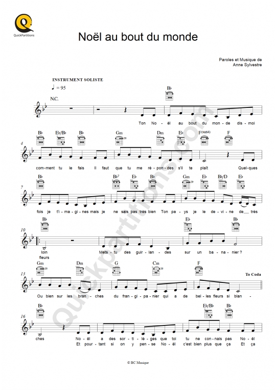 Partition pour Instruments Solistes Noël au bout du monde - Anne ... Partition pour Instruments Solistes Noël au bout du monde - Anne ...