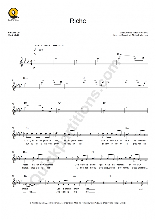 Partition Instruments Solistes Riche de Claudio Capéo Partition Instruments Solistes Riche de Claudio Capéo